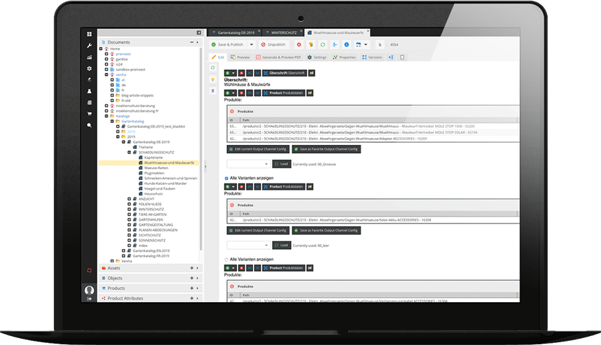 Web-to-Print with Pimcore and Blackbit