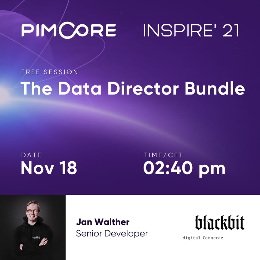 Pimcore Inspire 21: Blackbit is on board