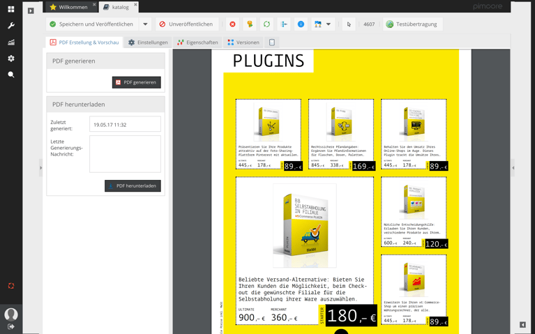 Web-to-Print with Pimcore and Blackbit