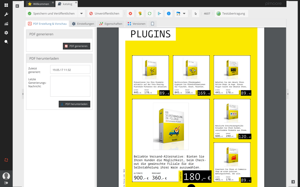 Web-to-Print with Pimcore and Blackbit